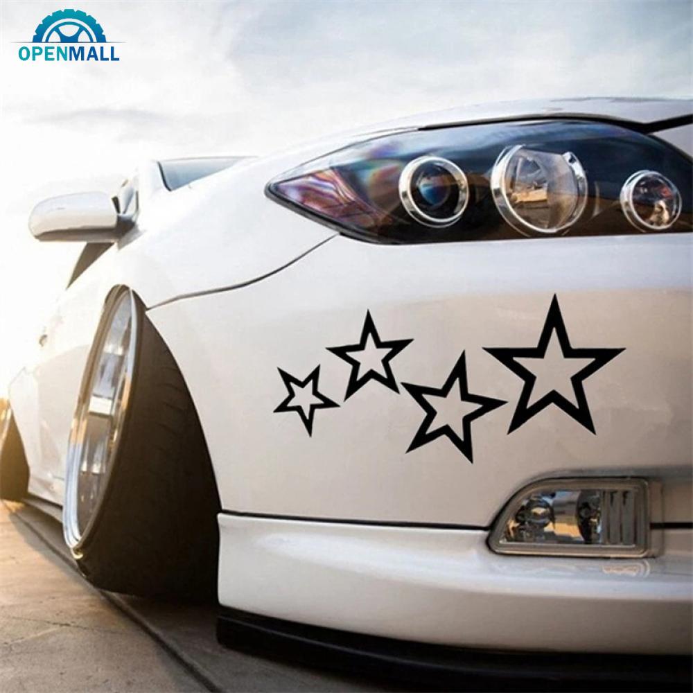 OPENMALL Vinyl Car Sticker Decal Stars Colorful Waterproof Stickers ...