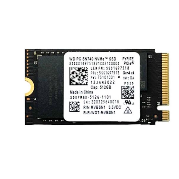 Western Data 1TB PC SN740 Gen4 x4 M.2 2242 NVMe SSD | Shopee Philippines