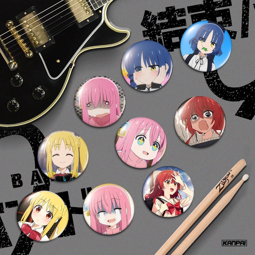 Kanpai Co. Button Pins - Bocchi the Rock! | Shopee Philippines
