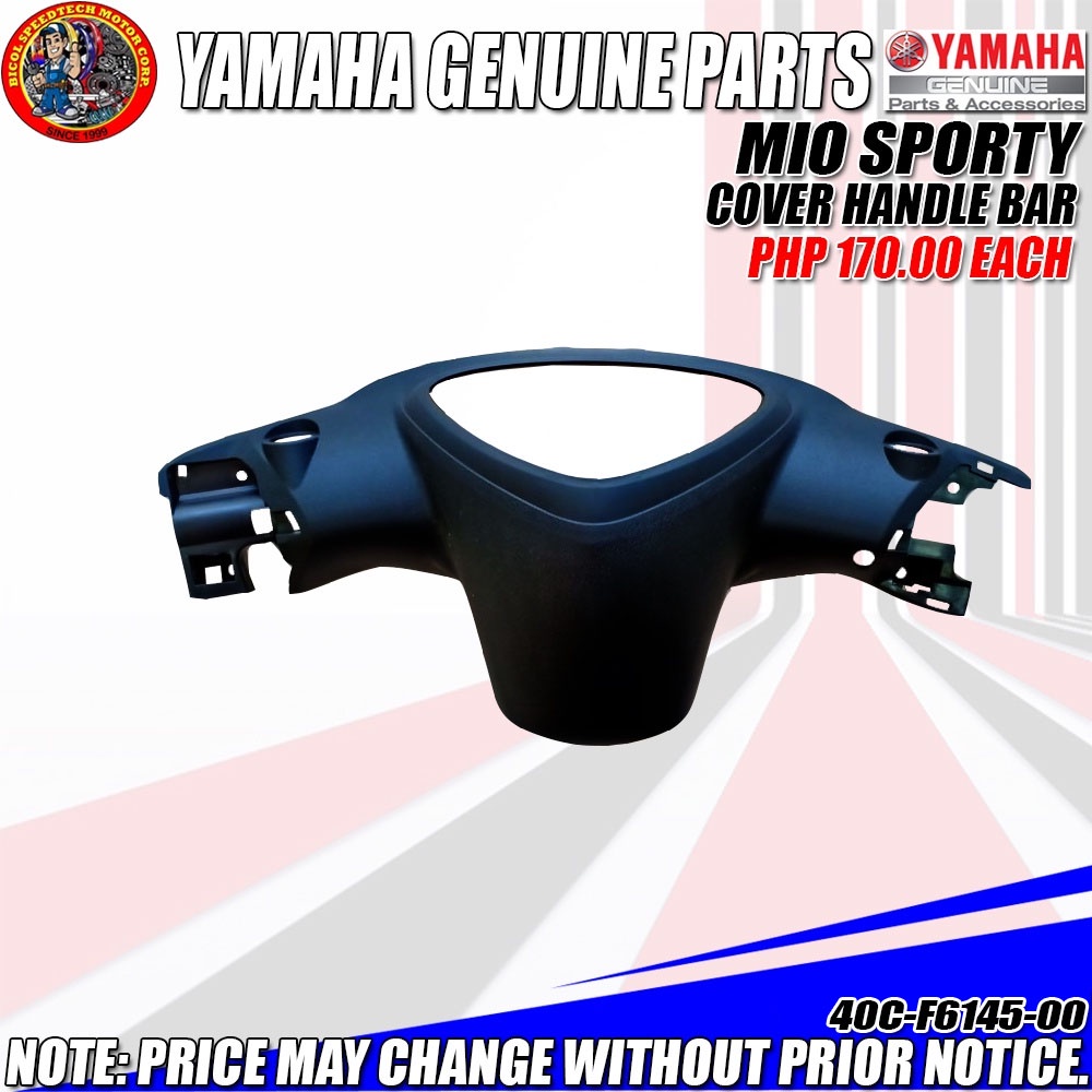 MIO SPORTY COVER HANDLE BAR UPPER 2 (YGP) (GENUINE: 40C-F6145-00 ...
