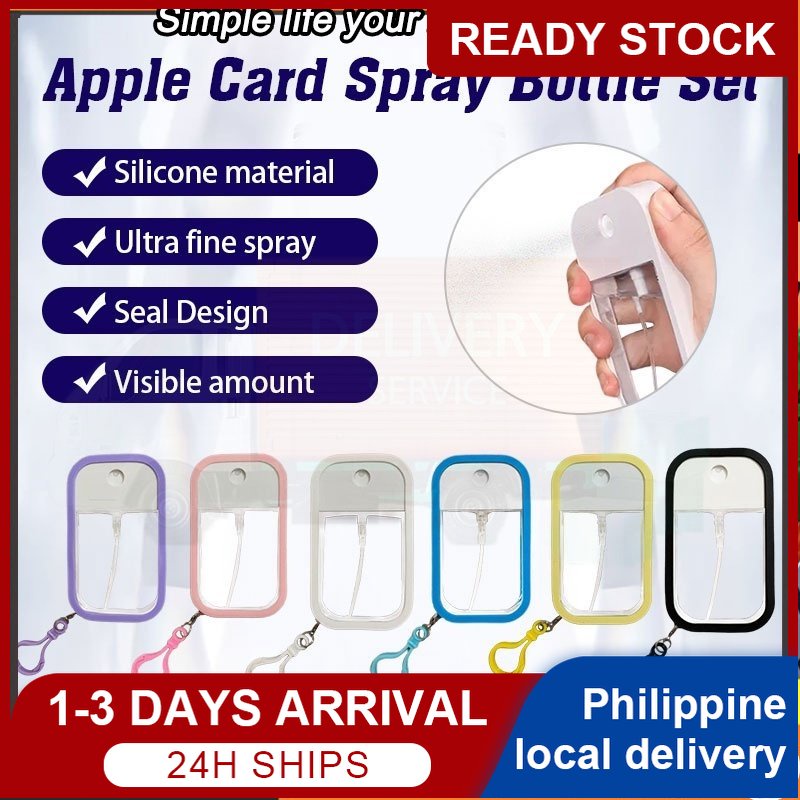 50ml Card Spray Bottle Portable Alcohol Bottle Pocket Spray Bottle ...