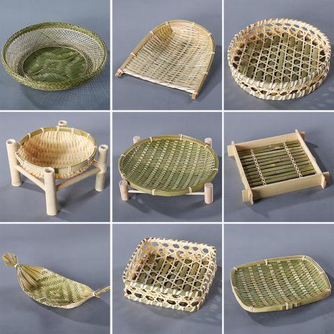 Bamboo products household steamed bread baskets fruit plates living ...