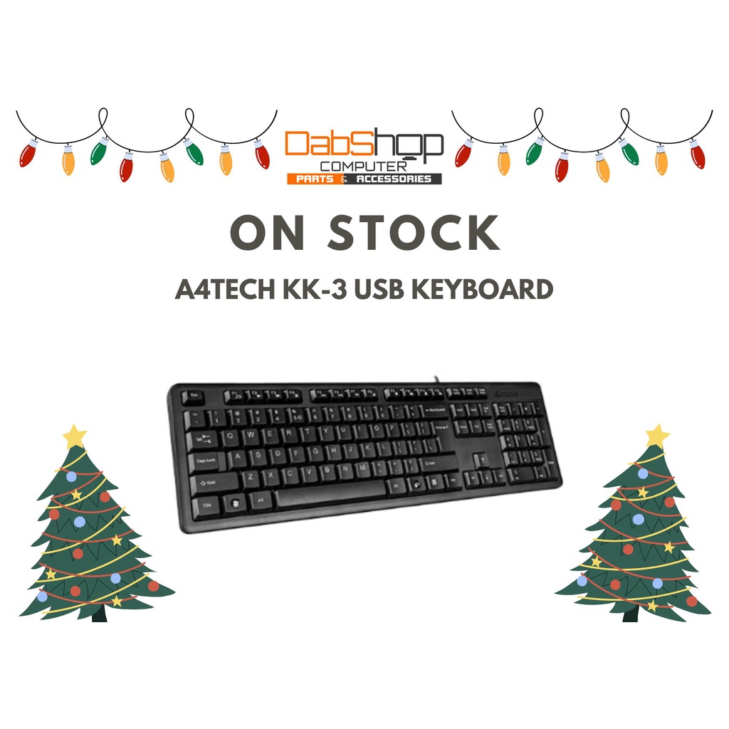 A4TECH KK-3 USB KEYBOARD | Shopee Philippines