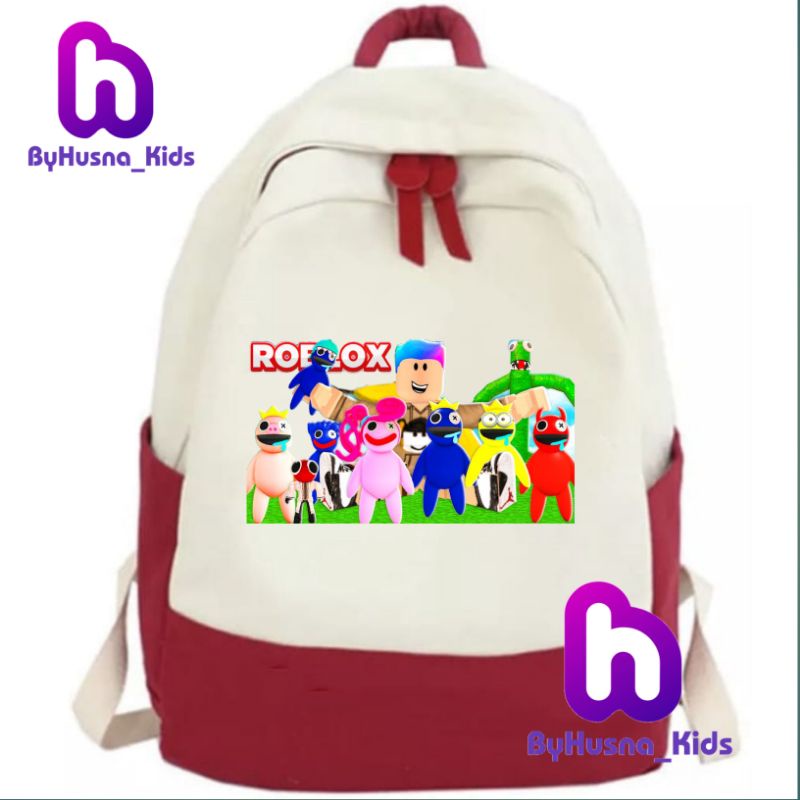 Rainbow FRIENDS ROBLOX CUSTOM RAINBOW FRIENDS BACKPACK Kids UNISEX ...