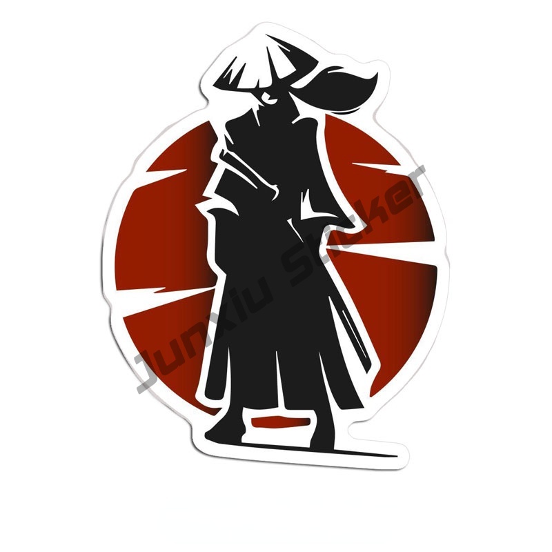Creative Samurai Stickers for Japanese Female Samurai Car Stickers ...