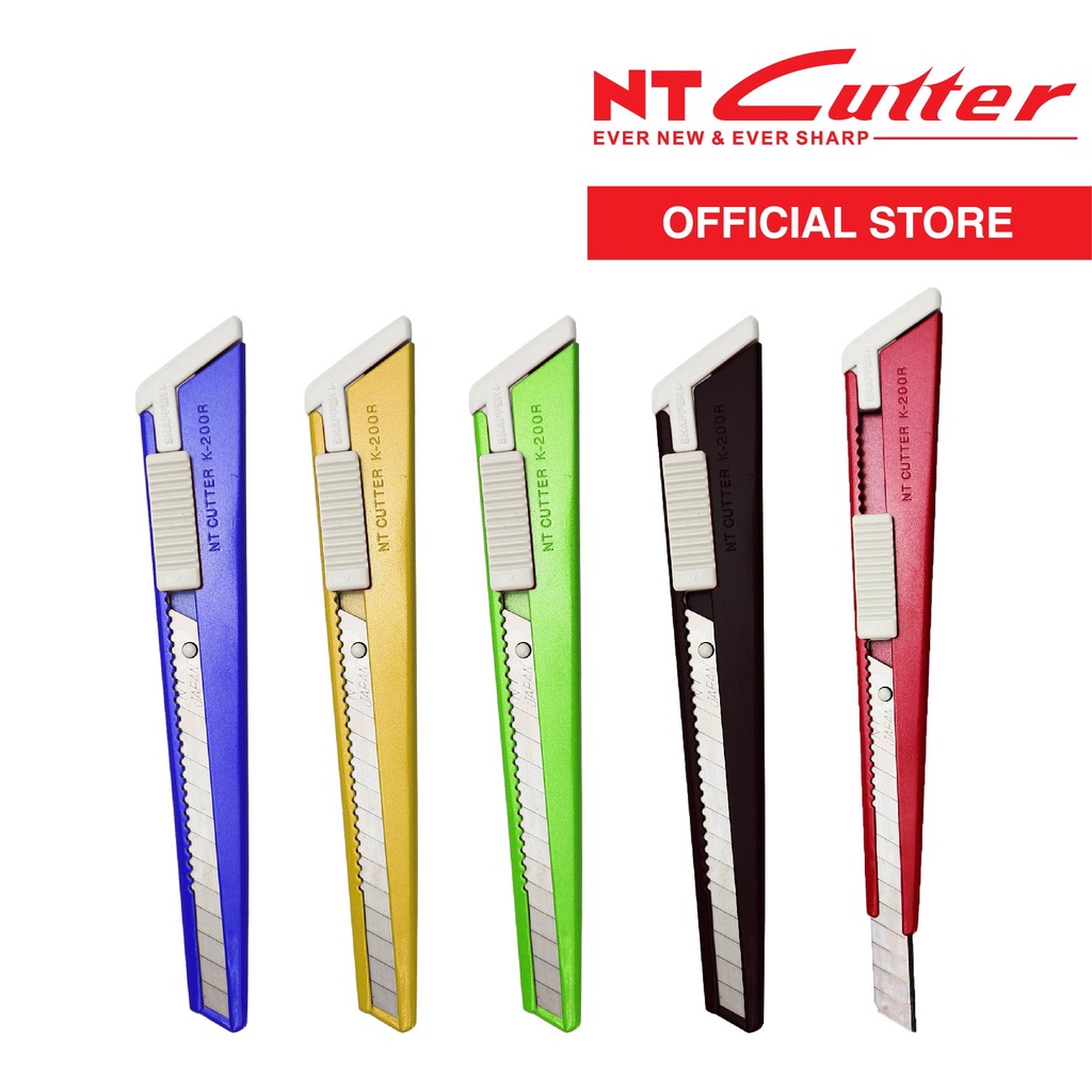 NT Cutter Auto-lock, Ambidextrous A Type Blade (Model # K200RP ...