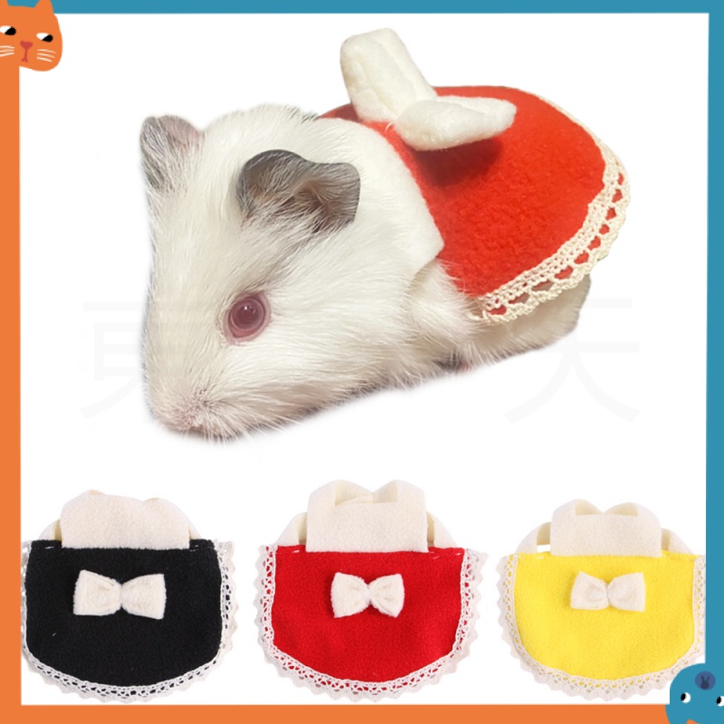 Hamster Clothes Pet Dress Guinea Pig Hat Squirrel Flower Branch Mouse ...