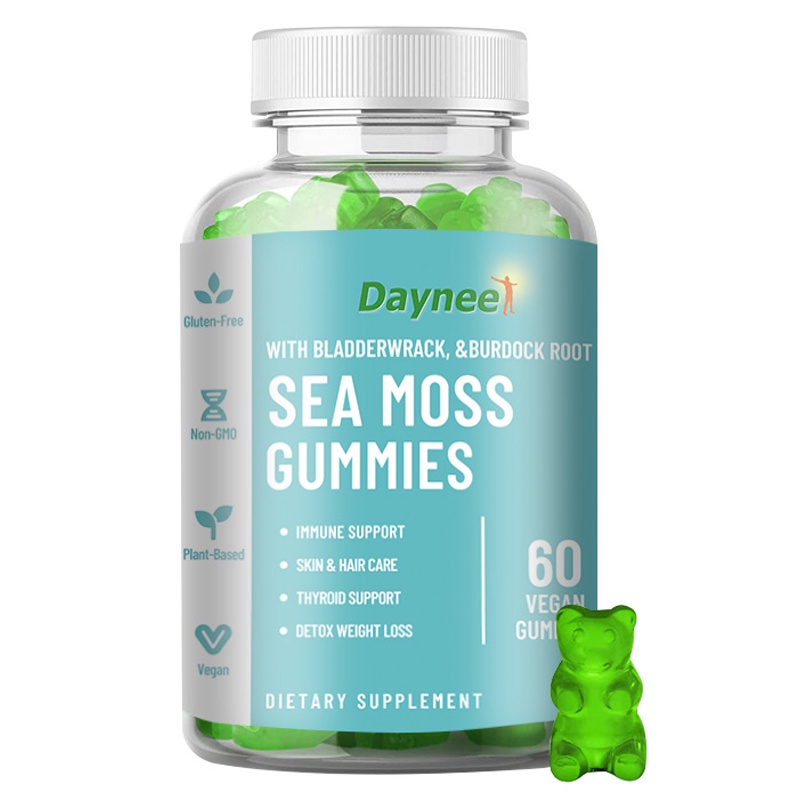 Daynee Natural Organic Sea Moss Gummies Weight Control Thyroid Health ...