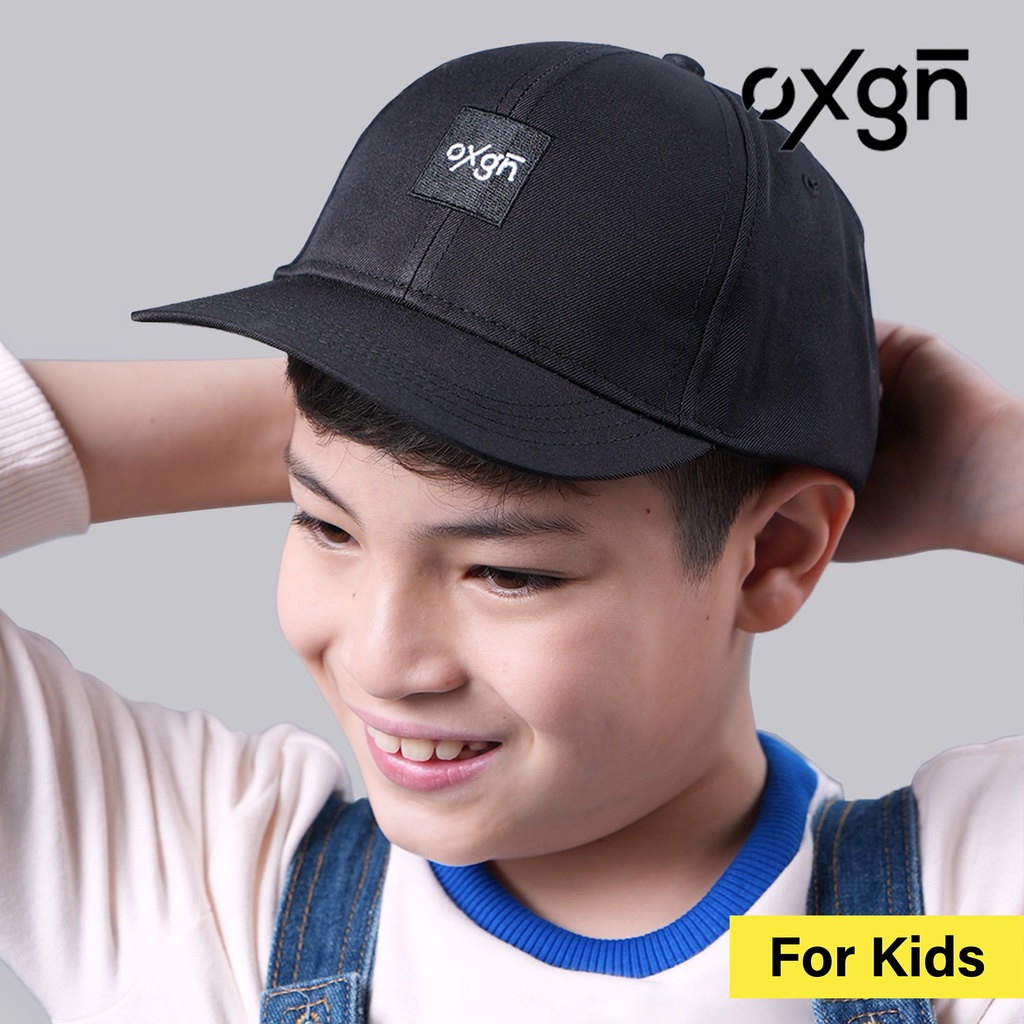 OXGN Generations Curved Cap For Kids (Black/White/Light Blue/Green ...