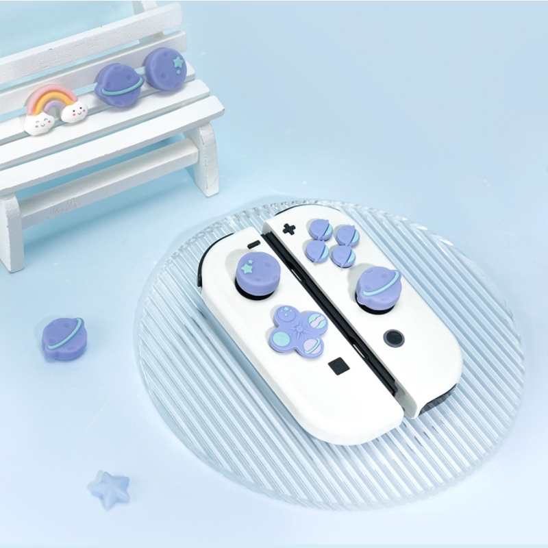 Cute D-pad Cross Button ABXY X Key Sticker Joystick Thumb Stick Grip ...