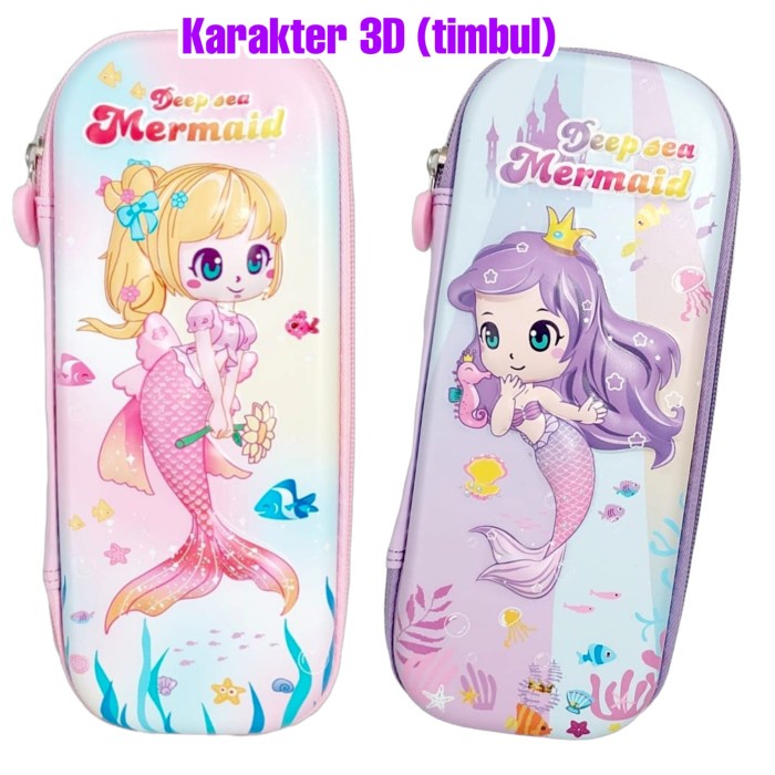 3d Pencil Case Mermaid Pencil Case 3D Pencil Case Kids Mermaid Motif ...