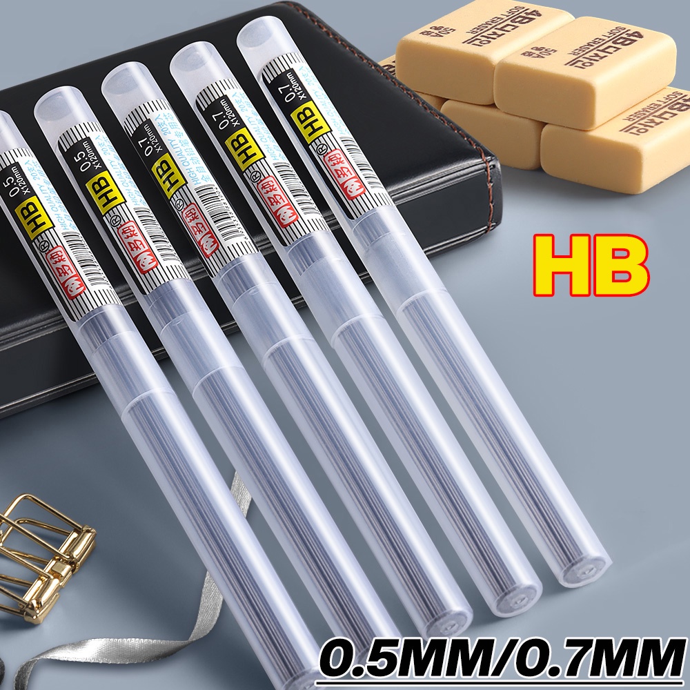 Resin Lead Refills 0.5/0.7mm HB Refill Automatic Pencil Lead Mechanical Pencil Refill(1tube ...