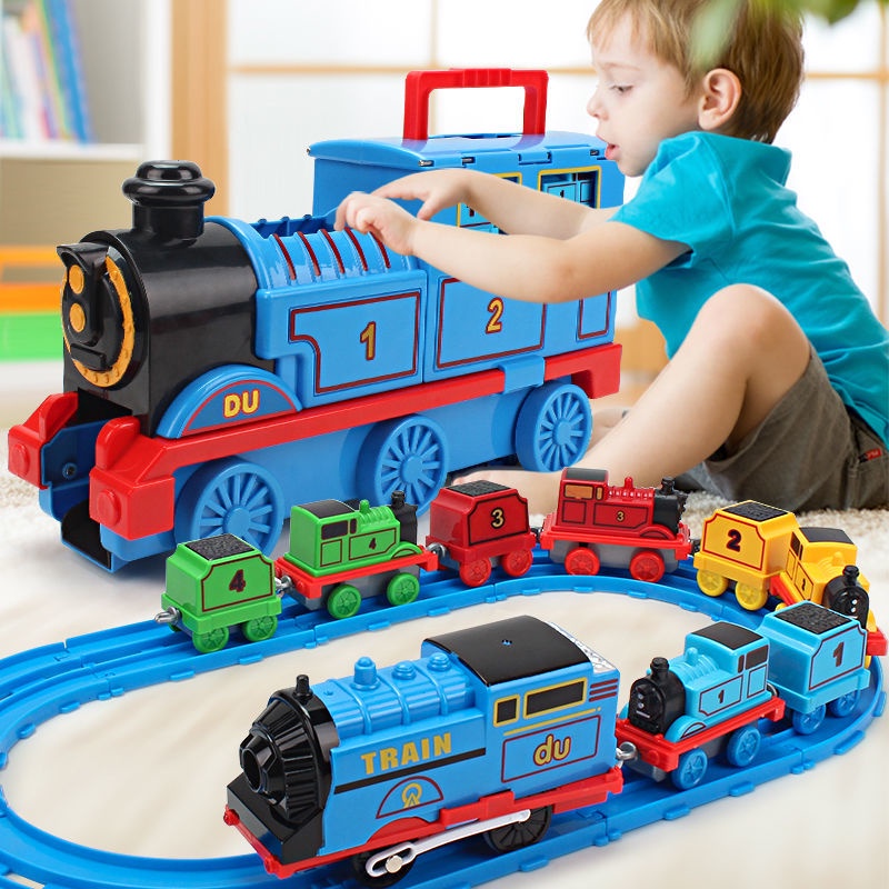 Little Locomotive Set Large Track Master Electric 2 Children Boy Toys 3 ...