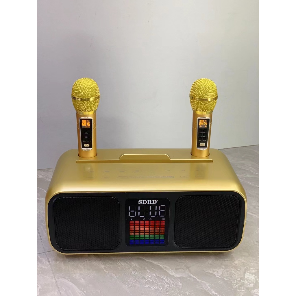 SDRD 306 /SDRD 306 plus/K08 Wireless Bluetooth Dual Microphone Karaoke ...