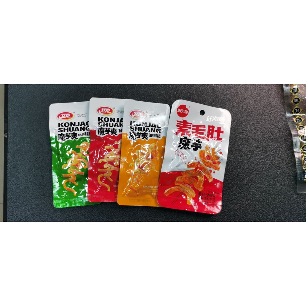 Weilong konjack squid snack 18g buy 3 get 1 free | Shopee Philippines