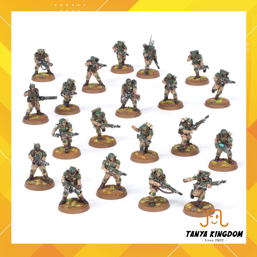 Warhammer 40k-Cadian Shock Troops (10x) Multi-part out of box Astra ...