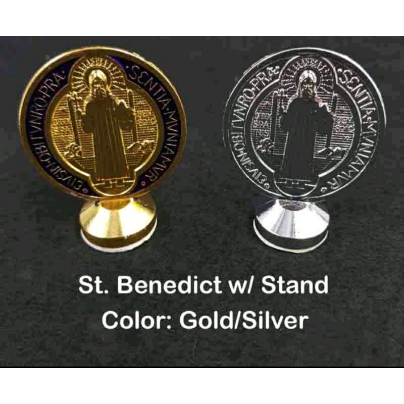 Saint Benedict W/Stand | Shopee Philippines