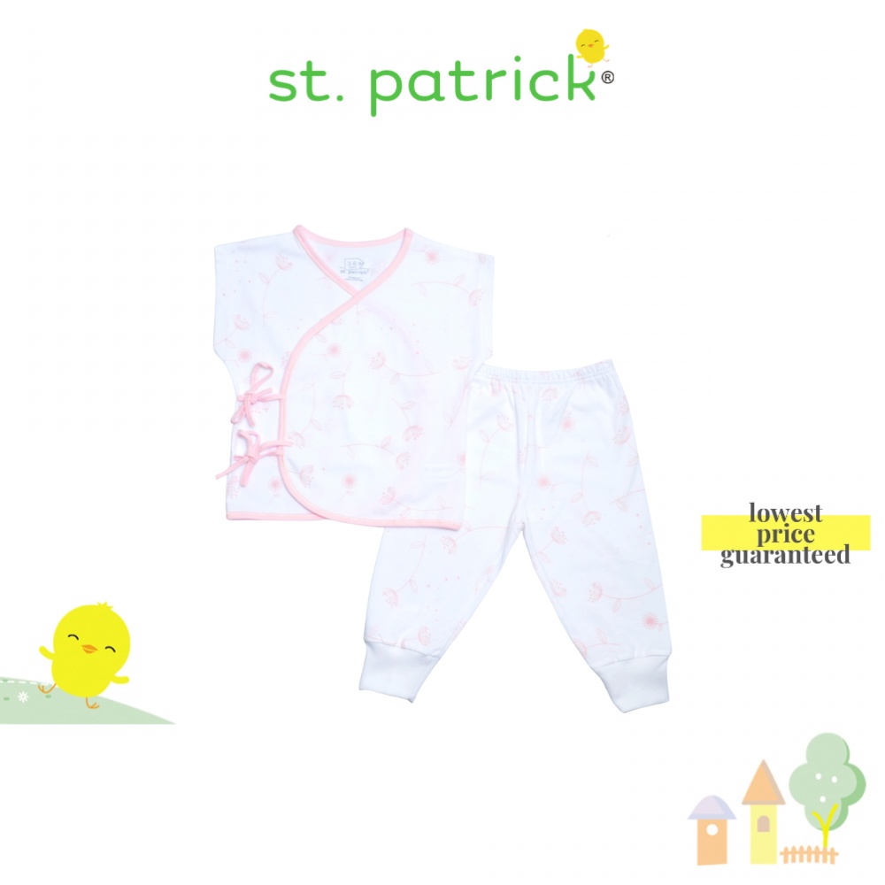 St. Patrick Baby Midori Tie-Side Top and Bottom Pajama set - new born ...