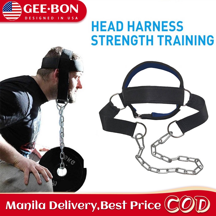 GEEBON Neck Training Belt Shoulder Belt Gym Fitness Strength Training ...