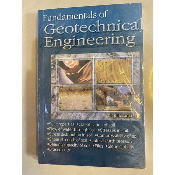 Fundamentals of Geotechnical Engineering by DIT Gillesania | Shopee ... Fundamentals of Geotechnical Engineering by DIT Gillesania | Shopee ...
