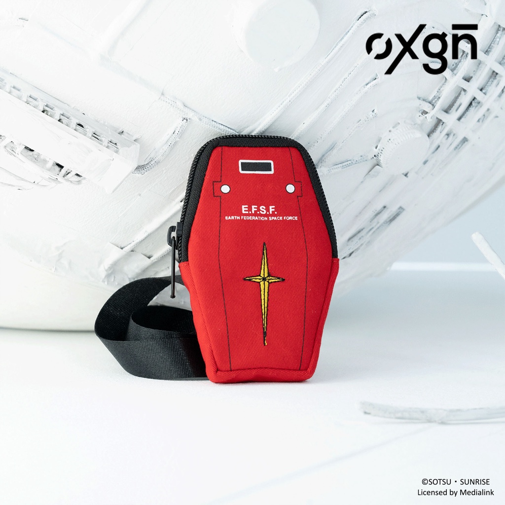 OXGN Mobile Suit Gundam Shield Coin Purse For Men And Women (Red ...