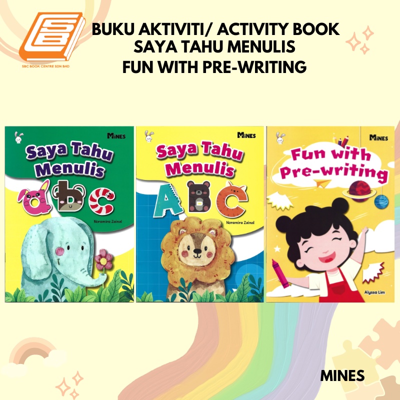 SAYA [SBCB] Preschool Book: I Know Writing ABC Uppercase & Lowercase ...