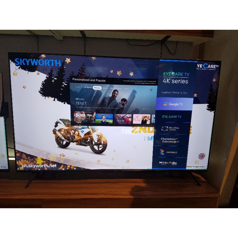 SKYWORTH 65" inch 4k uhd android led tv 65SUE6800 | Shopee Philippines