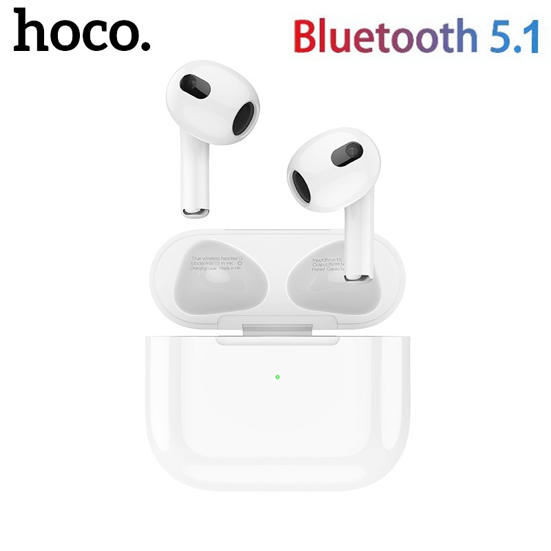 Hoco. EW10 True Wireless Headset Bluetooth 5.1 With Mic | Shopee ...