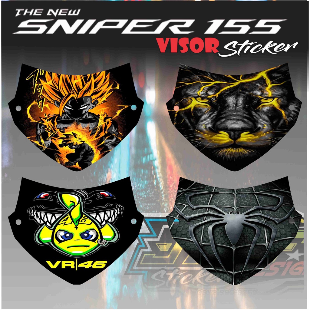 YAMAHA SNIPER 155 STICKER FOR VISOR | Shopee Philippines