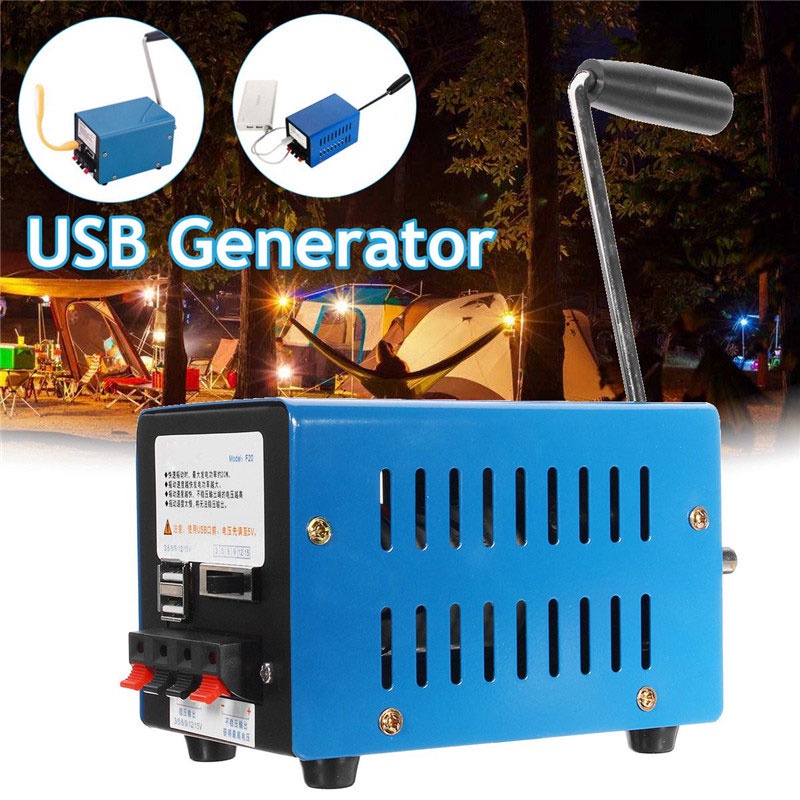 Crank Generator Usb Hand Crank Electric Generator - High Power USB ...