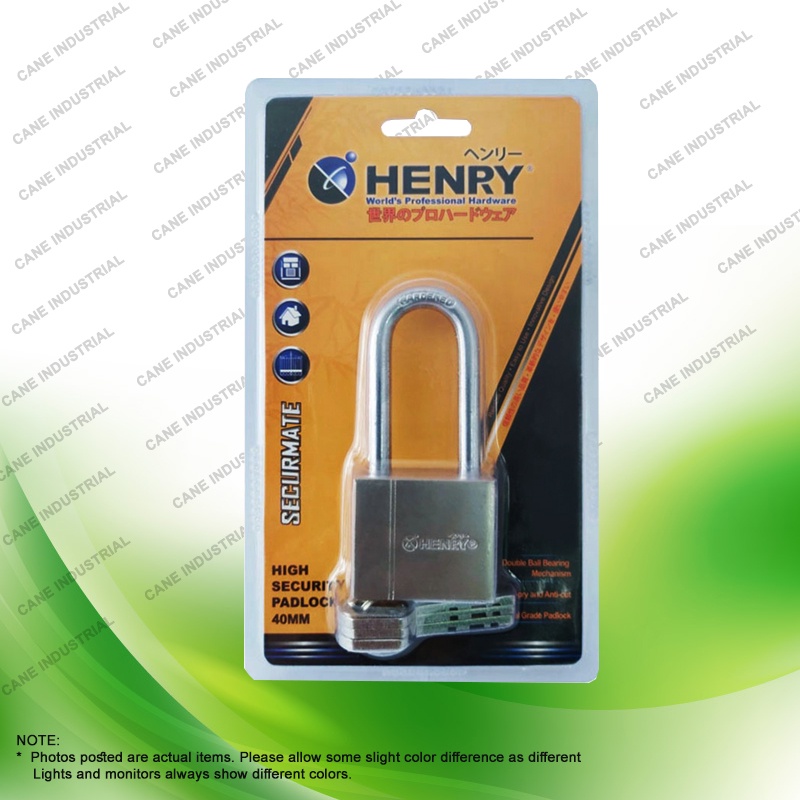Henry Elegant Shackle Padlock (HEP) | Shopee Philippines