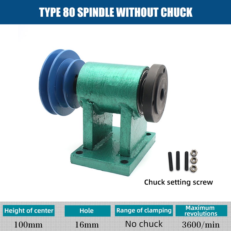 Household Lathe Chuck Spindle Assembly DIY Lathe Machine Metal 3 Jaw ...