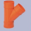 Bo PIPE PVC Orange Fittings【 2” 3” 4” 】 Elbow Tee Wye Coupling Cleanout ...