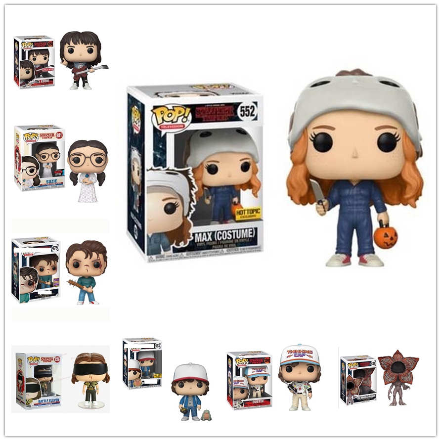 Funko POP Stranger Things 3 Limited Edition Dustin MAX Costume 1025 ...