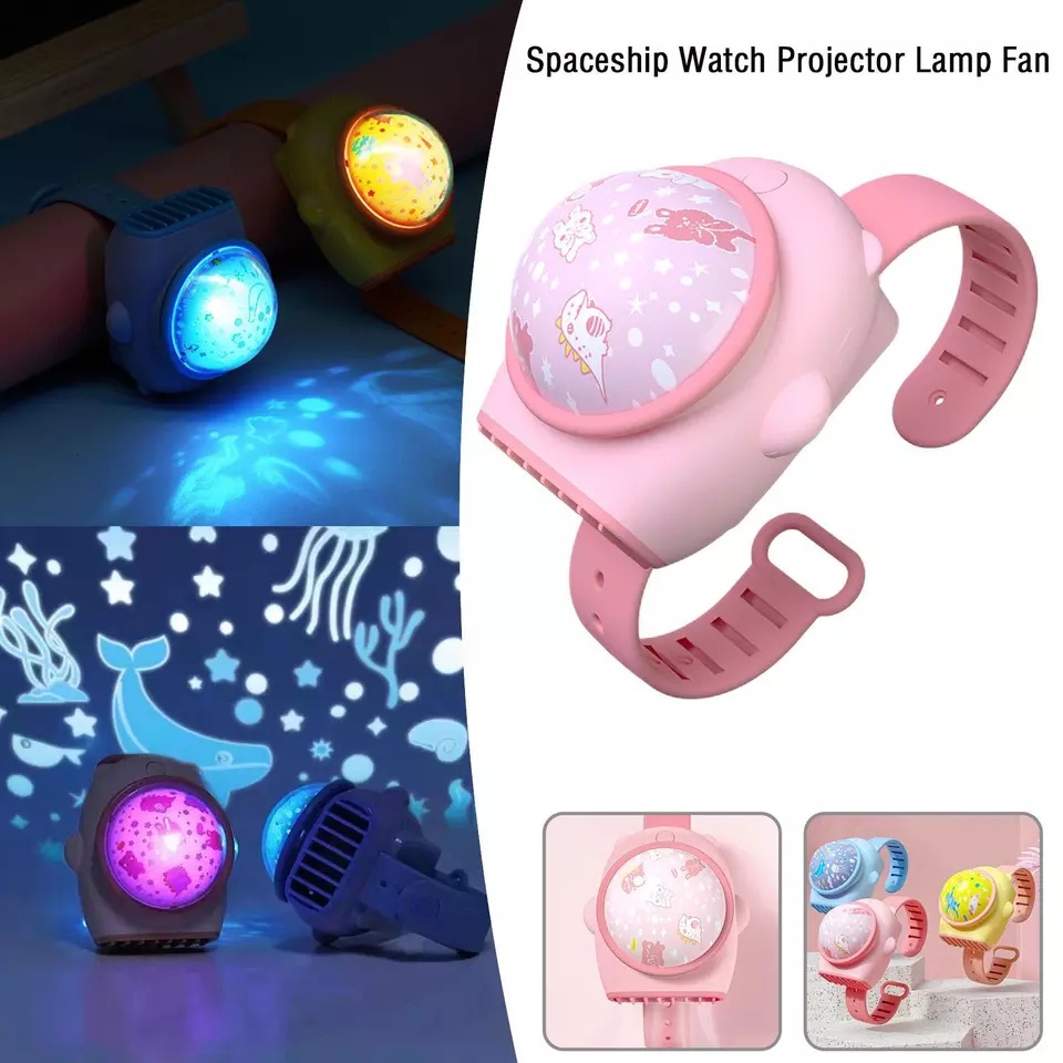 Mini Wrist Fan For Kids Mini Watch Fan Ventilator LED Light ...