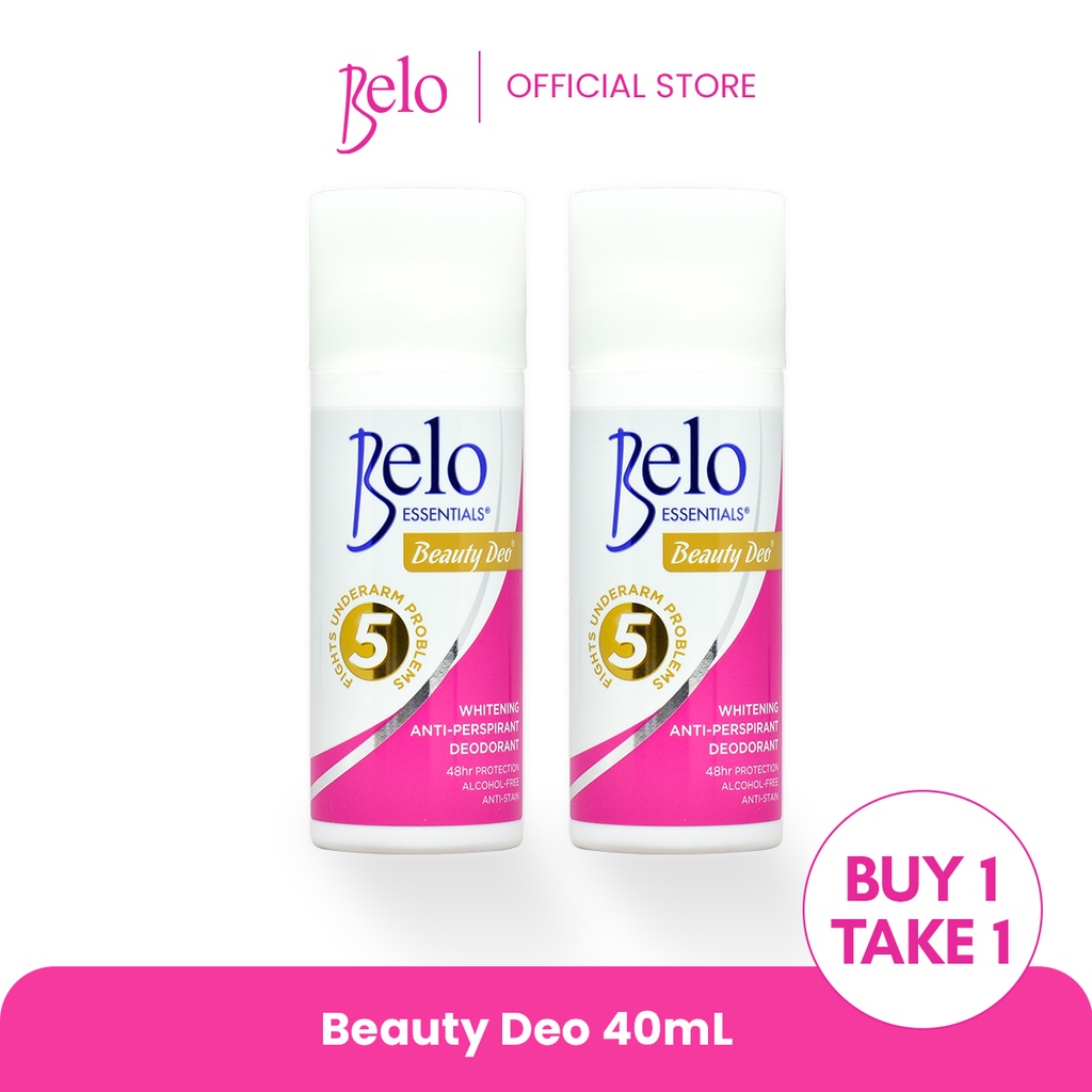 Belo Whitening Beauty Deo Roll On 40mL Buy 1 Take 1 | Shopee Philippines