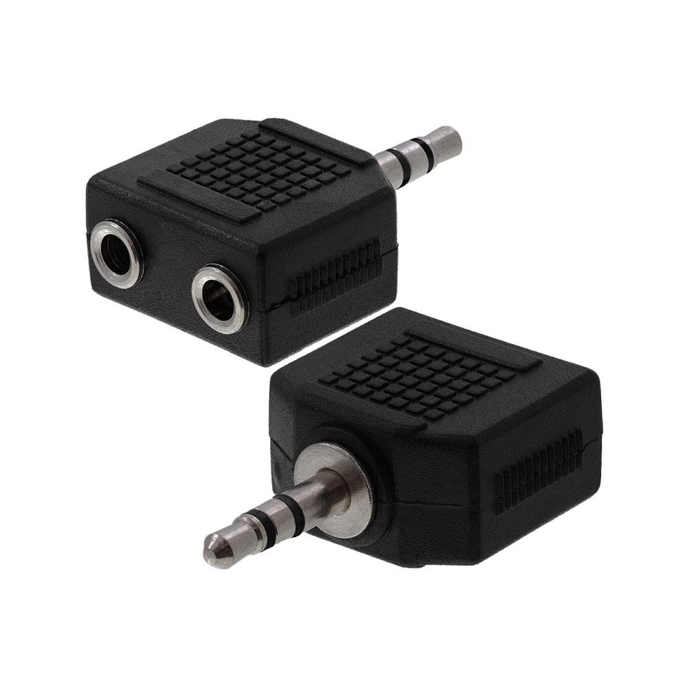 3.5mm male to female rca plug jack Y Splitter adapter (CZHM001 ...
