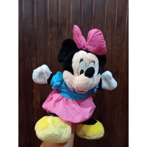 Character Hand puppets preloved minnie moomin bart pluto bob the ...