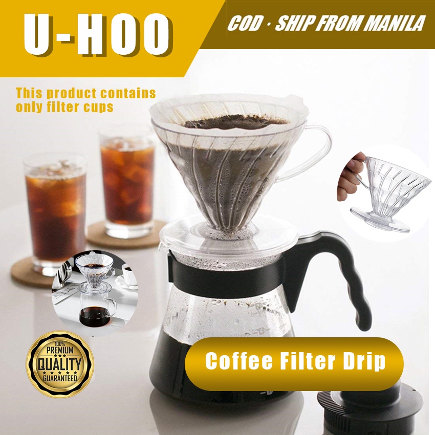1-2/1-4 Resin Cups Heat Resistant Coffee Brewer Pour Over V60 Coffee ...