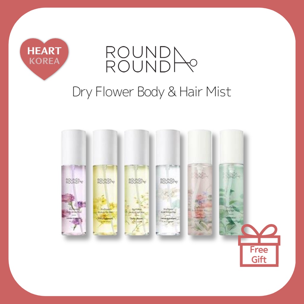 ROUND AROUND Dry Flower Body & Hair Mist 100ml (4 types) True Beauty ...
