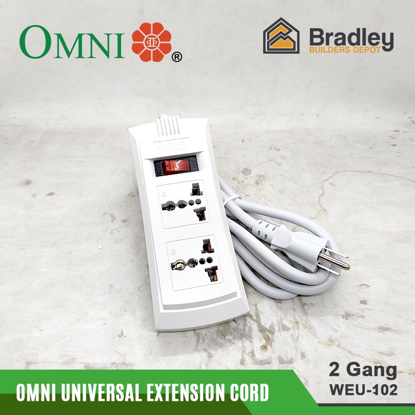 Omni Universal Outlet Extension Cord with Switch(2 socket-10socket ...
