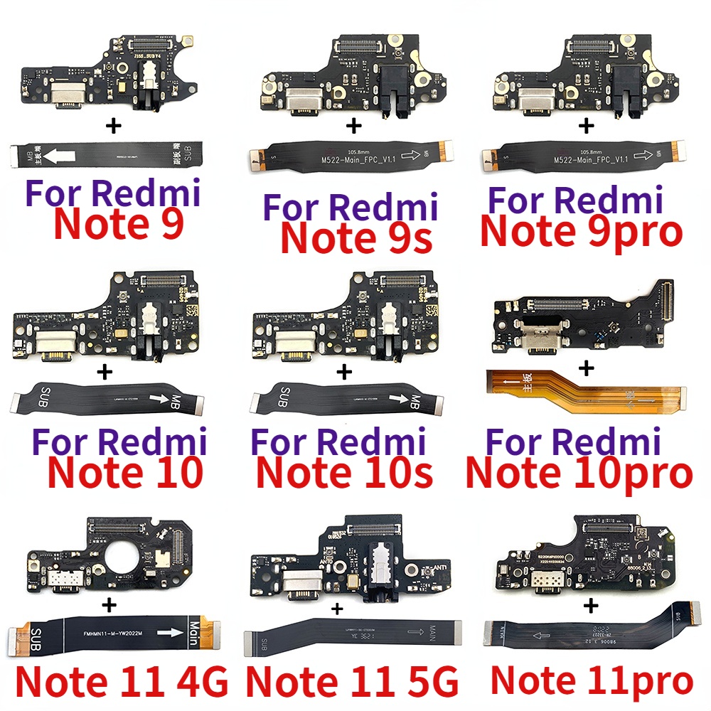 For Xiaomi Redmi Note 7 8 8T 9 9s 10 10s 11 Pro 4G 5G New USB Charger ...