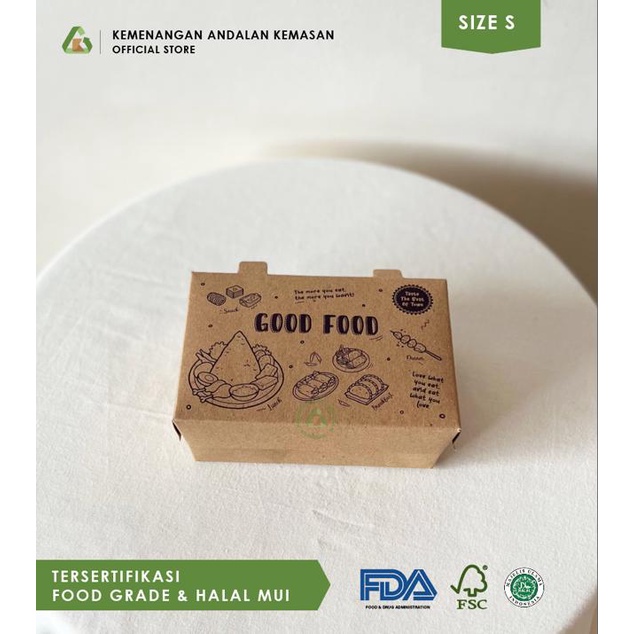 Paper Lunch Box S DESIGN, Lunch Box Paper, Lunch Paper Box, Geprek ...