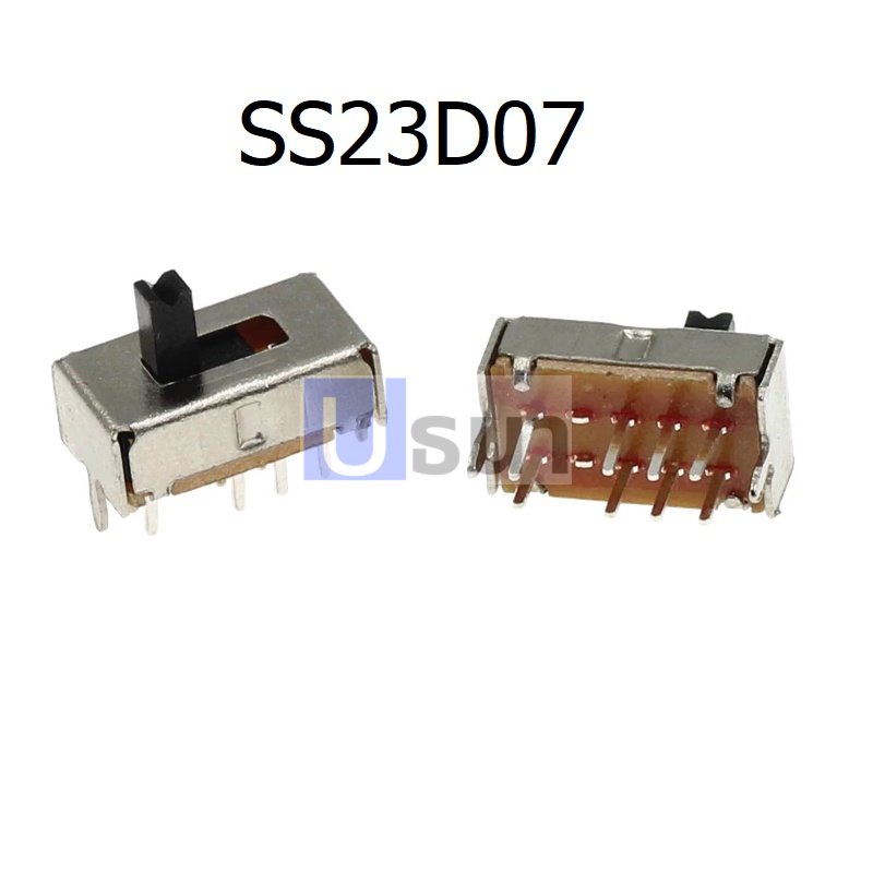 Slide switch Sliding Toggle 8 Legs Size 6.8x12.6mm (8 SS23D07) (1 Piece ...