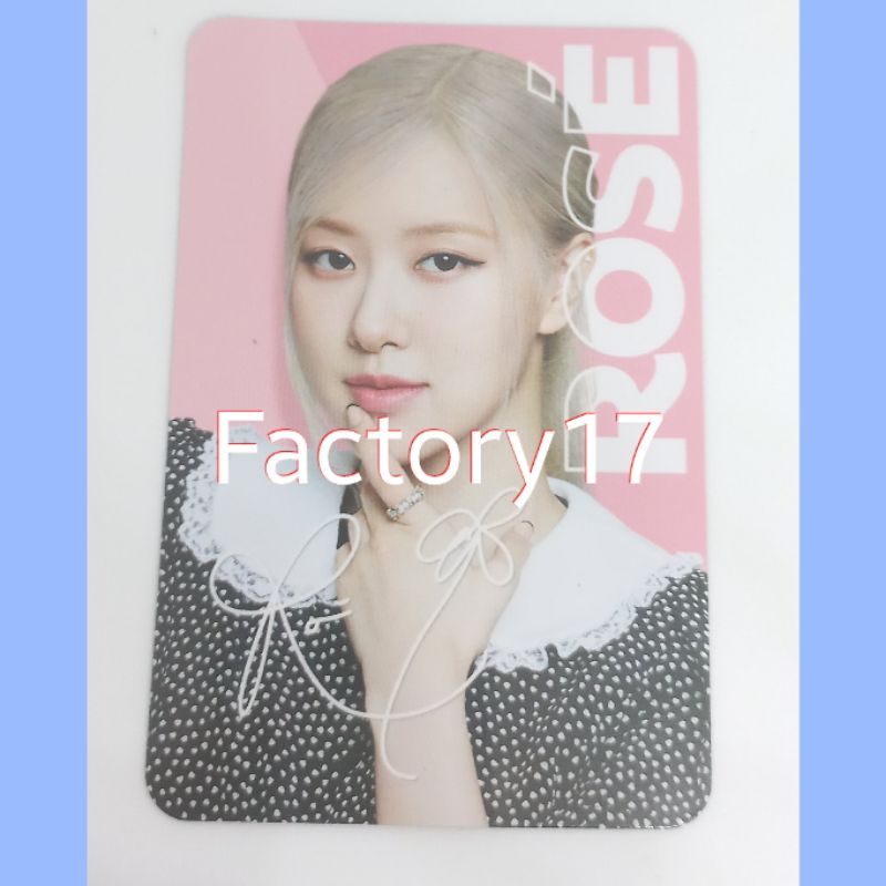 Photocard Rose BLACKPINK x OREO | Shopee Philippines