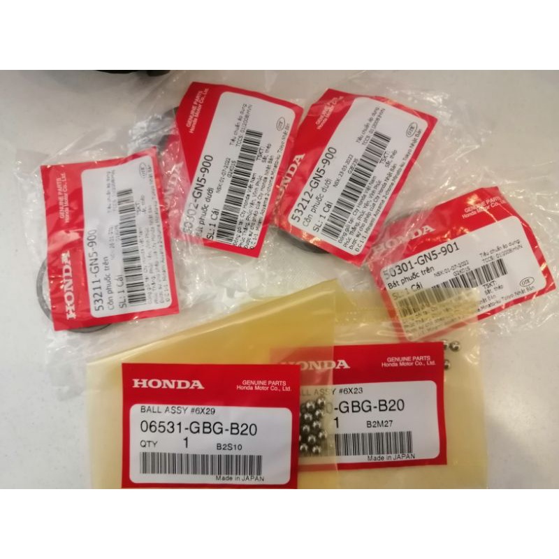 GENUINE/ORIGINAL SET HONDA BALL RACE CLICK/BEAT/PCX/ADV/AIRBLADE/WINNER ...