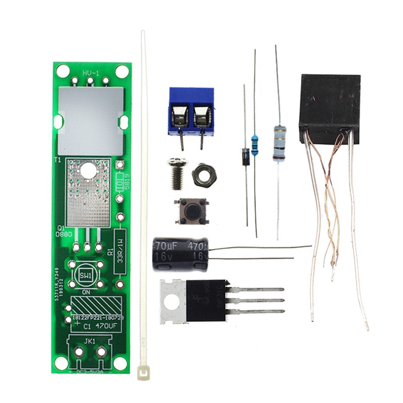 HV-1 High Voltage Igniter DIY Kit Arc Ignition Parts Kit Arc Generator ...