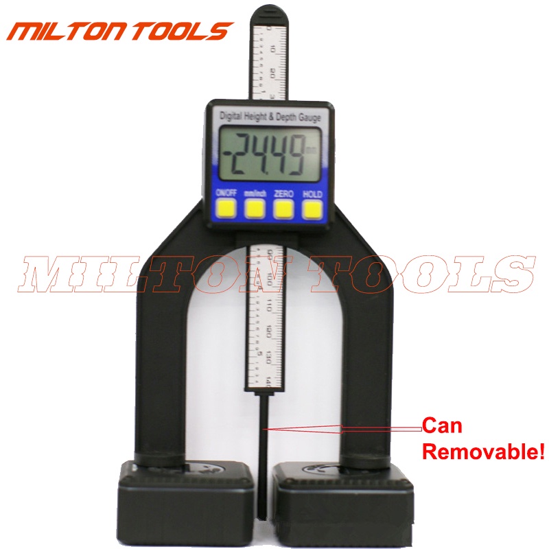 Digital Depth Gauge Digital Tread Depth Gauge LCD Magnetic Self ...