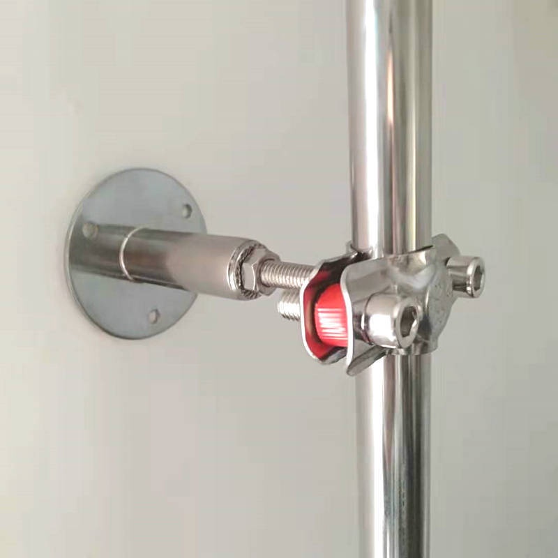 304 Stainless Steel Snap Joint Tube Support Adjustable Fixed Wall Hoop ...