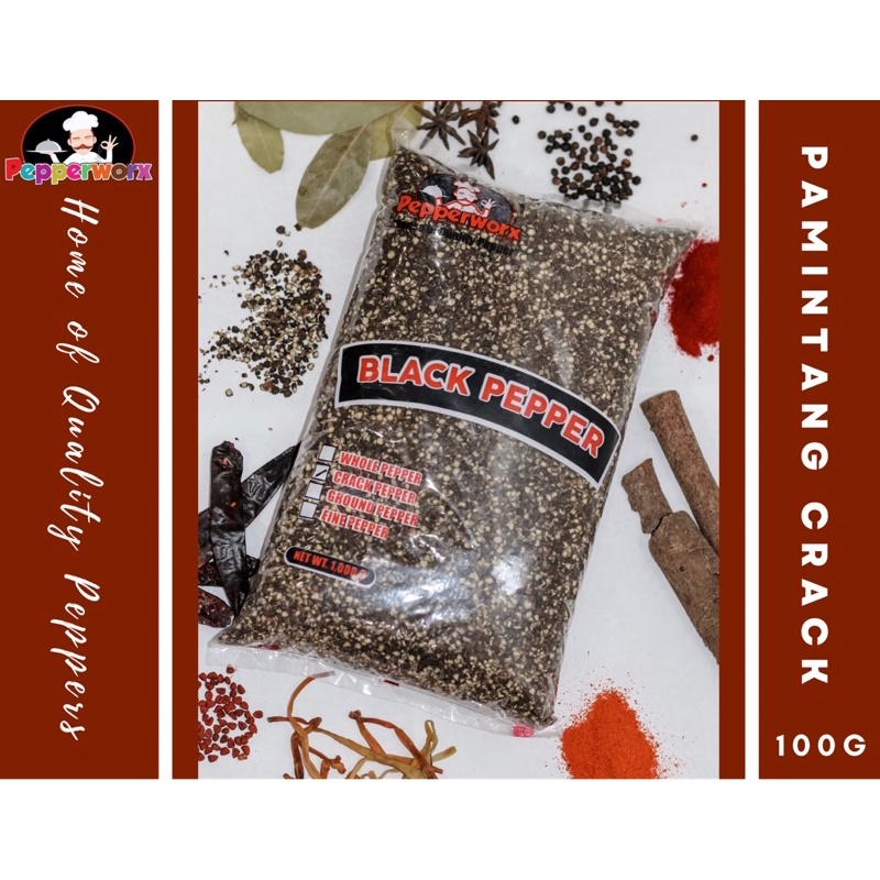 Pepper Worx PAMINTA Black Pepper Crack 1kg | Shopee Philippines